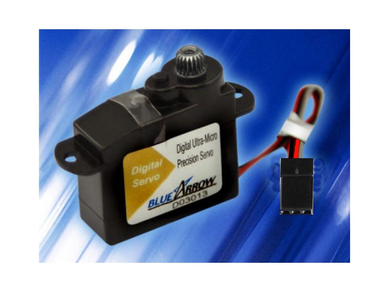 Blue Arrow RC Servo Micro, 0.65 kg, 0.06 s, 3 g, Metall, Digital, 4.8 ...
